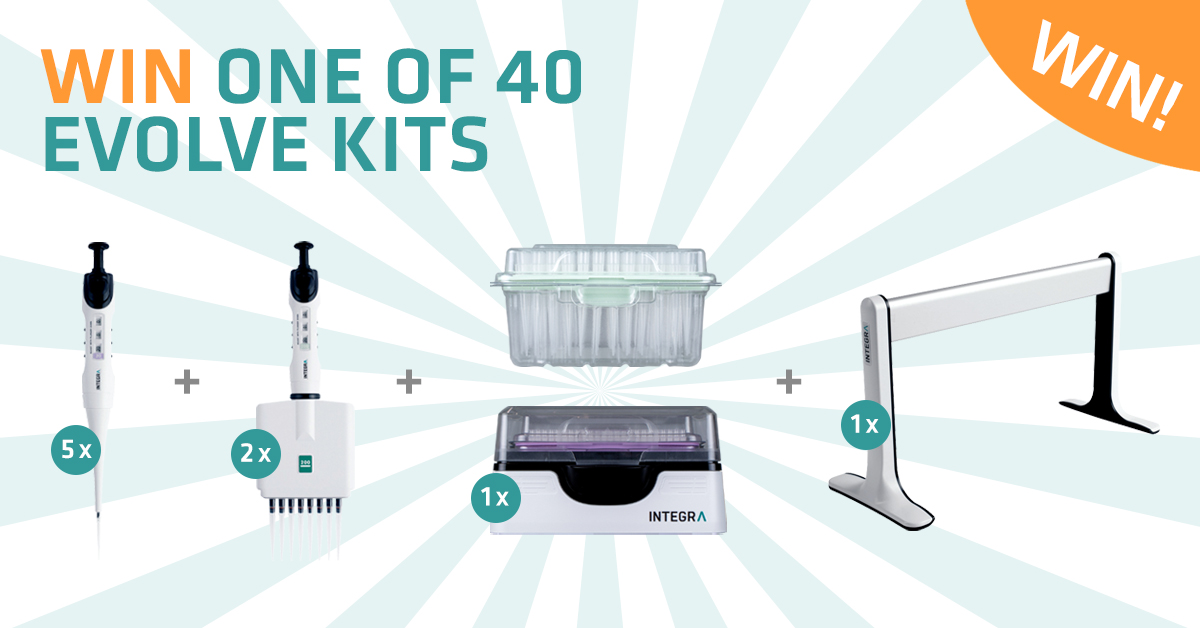 Win 1 of 40 EVOLVE manual pipette kits | INTEGRA