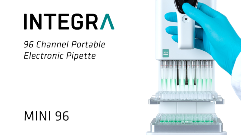 MINI 96 | Portable Electronic 96 Channel Pipette | INTEGRA